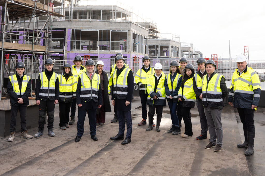 Legacie marks topping out landmark Liverpool scheme, The Gateway. - Legacie