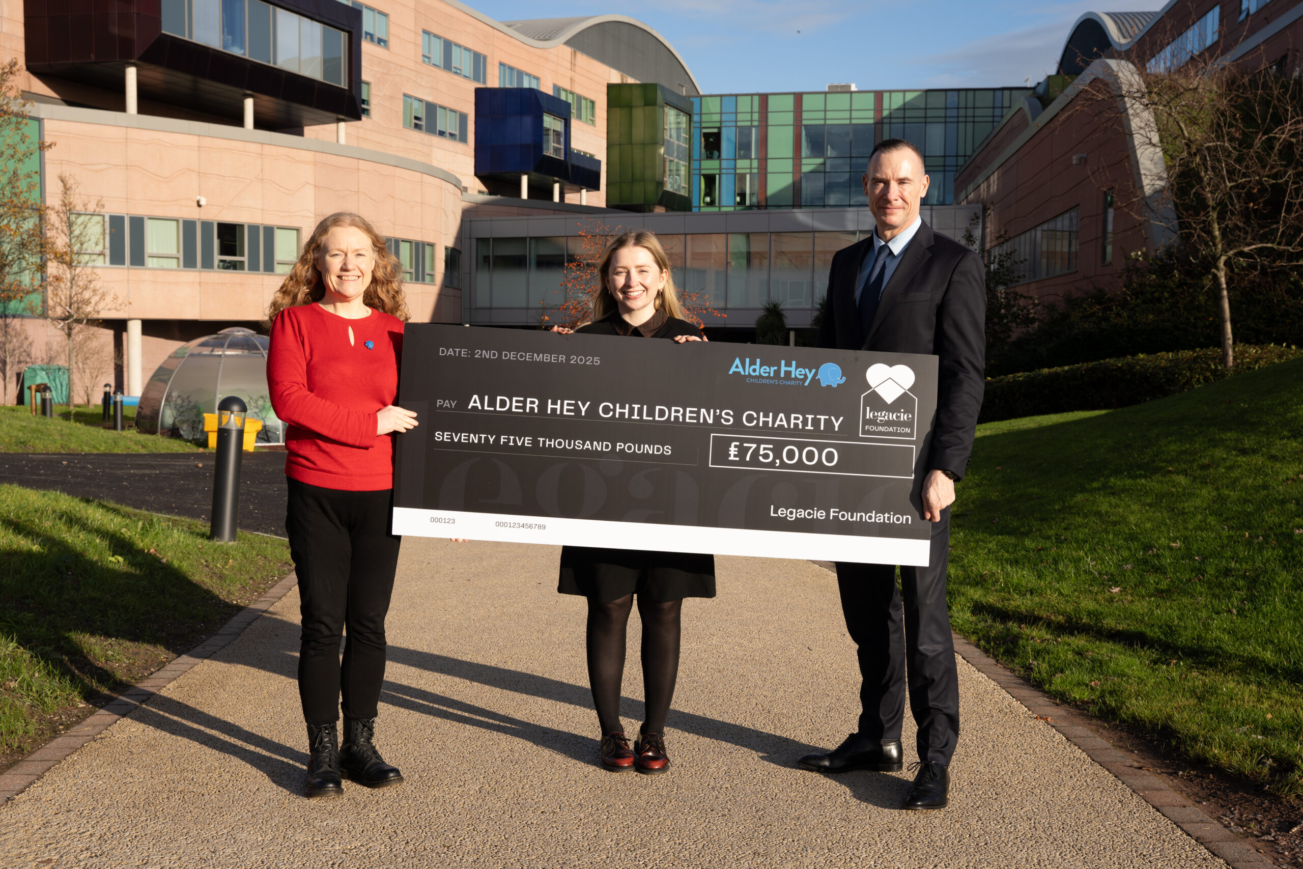 Driving Community Change, £250,000 Donation to 3 Local Charities - Legacie